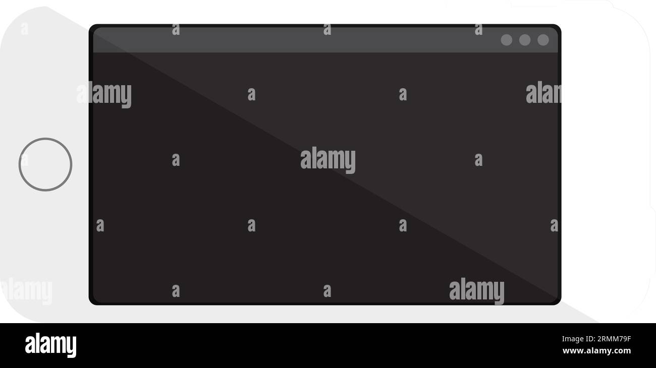 Phone with display off. Device for presentation template. Cellphone ...