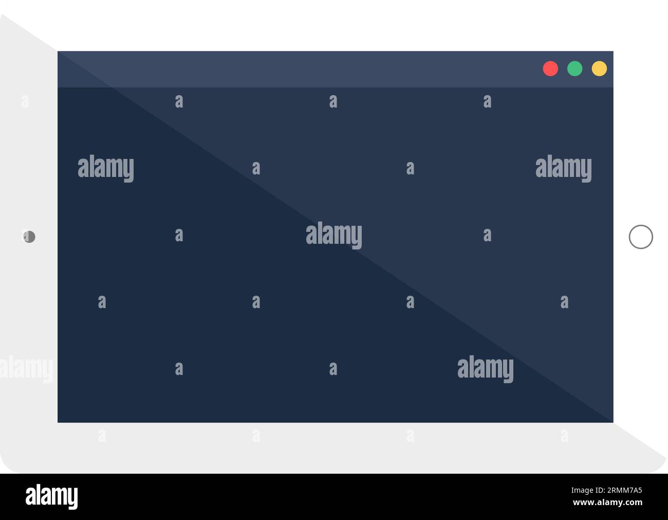 Digital gadget with screen off. Device for presentation template ...