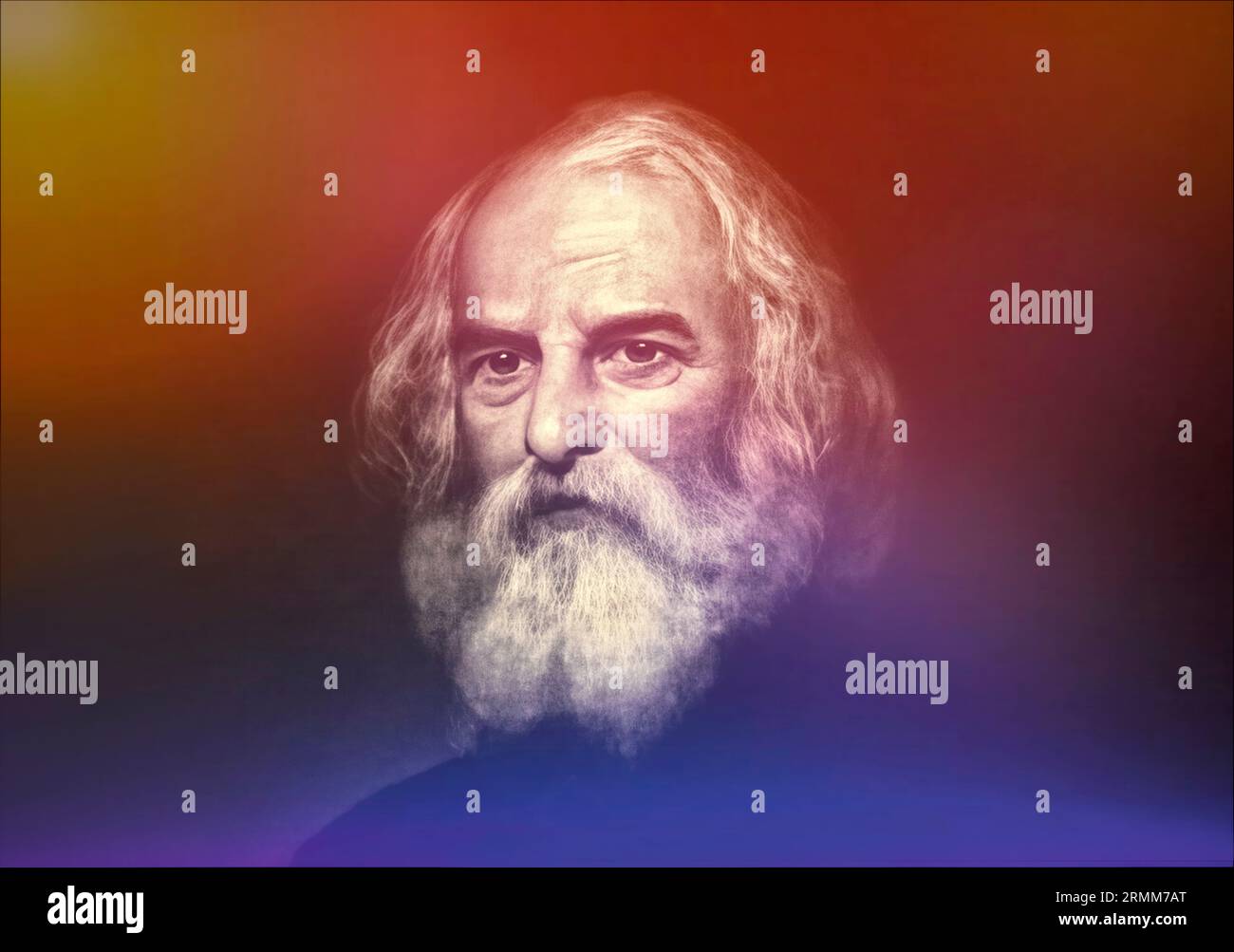 Henry Wadsworth Longfellow, 1807 – 1882, American poet, digitally ...