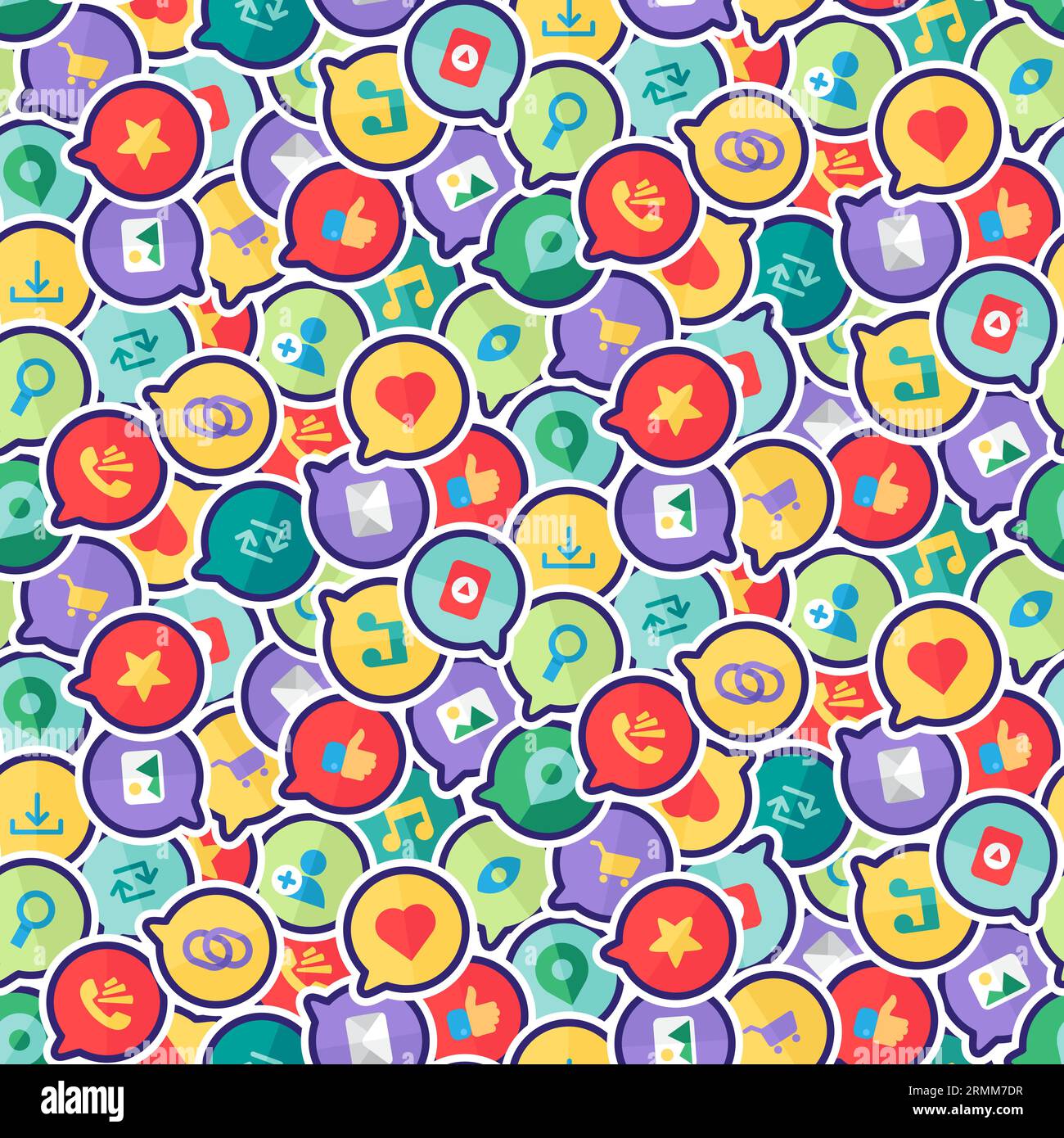 Social media symbols hi-res stock photography and images - Alamy