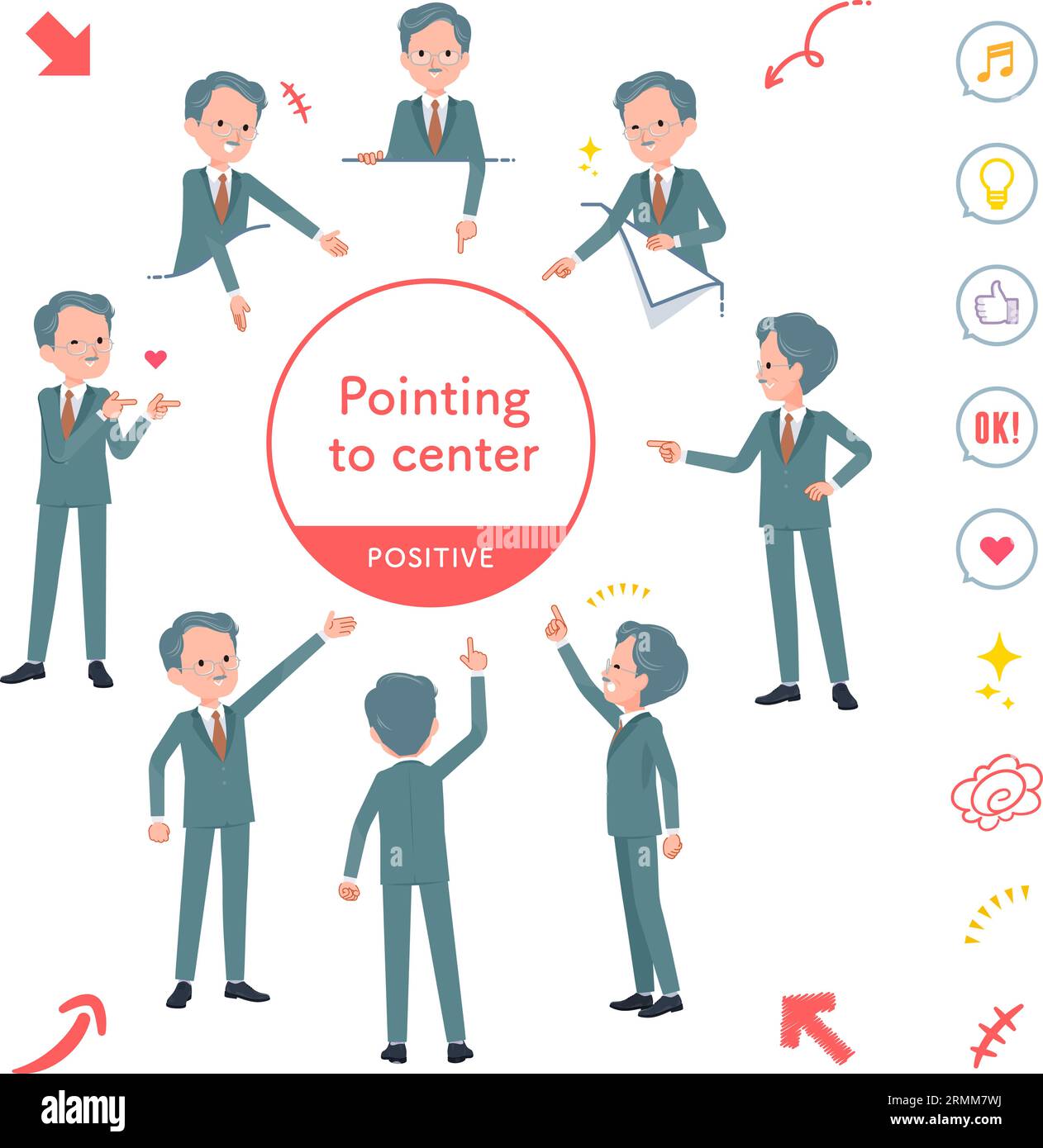 Top left explanation Stock Vector Images - Alamy