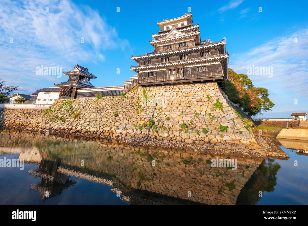Nakatsu, Japan - Nov 26 2022: Nakatsu Castle known as one of the three ...