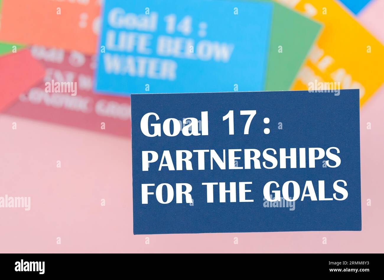 Goal 17 : Partnerships for the goals. The SDGs 17 development goals ...
