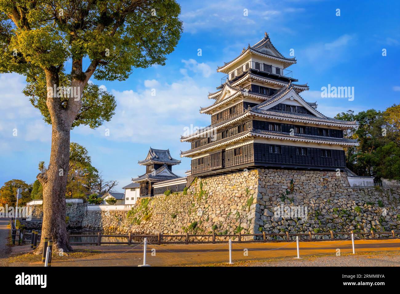 Nakatsu, Japan - Nov 26 2022: Nakatsu Castle known as one of the three ...