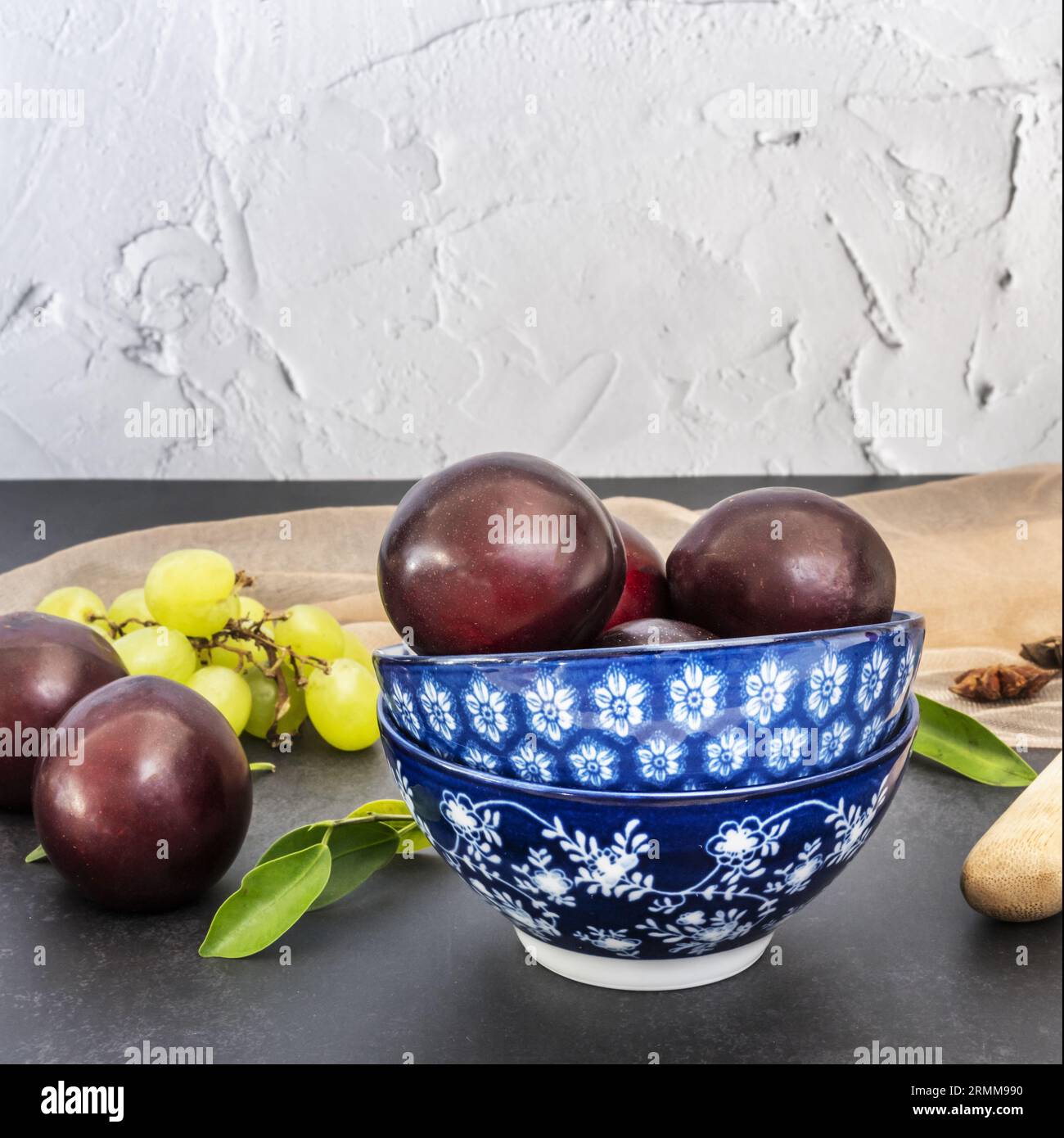 Pair of plums hi-res stock photography and images - Alamy