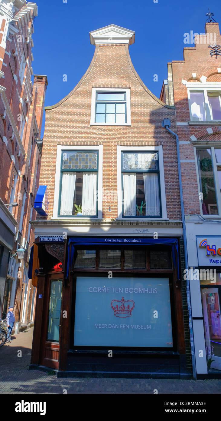 Corrie ten Boom House is a museum in Haarlem, the Netherlands Stock ...