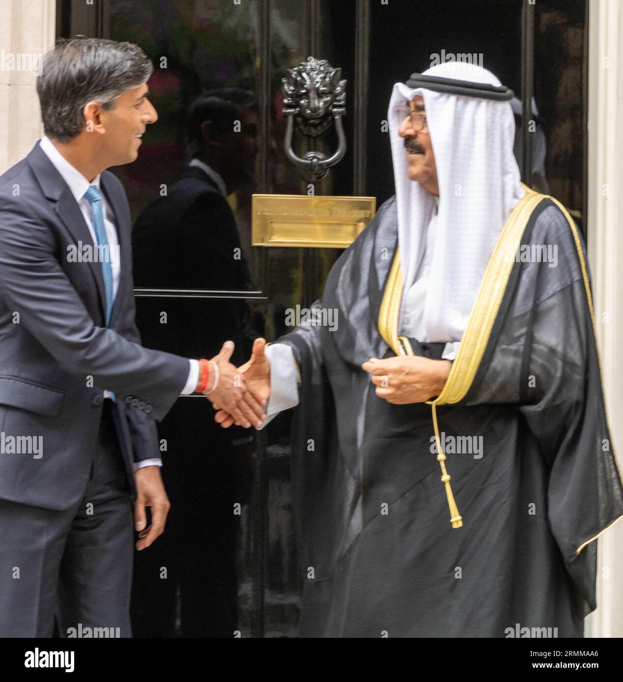 London, UK. 29th Aug, 2023. Kuwait's Crown Prince Sheikh Meshal Al ...