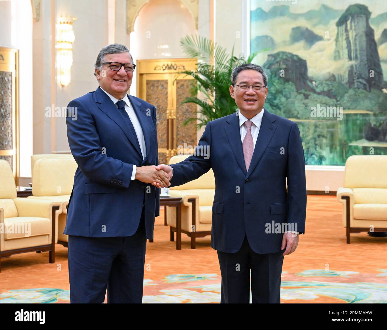 Beijing, China. 29th Aug, 2023. Chinese Premier Li Qiang meets with ...
