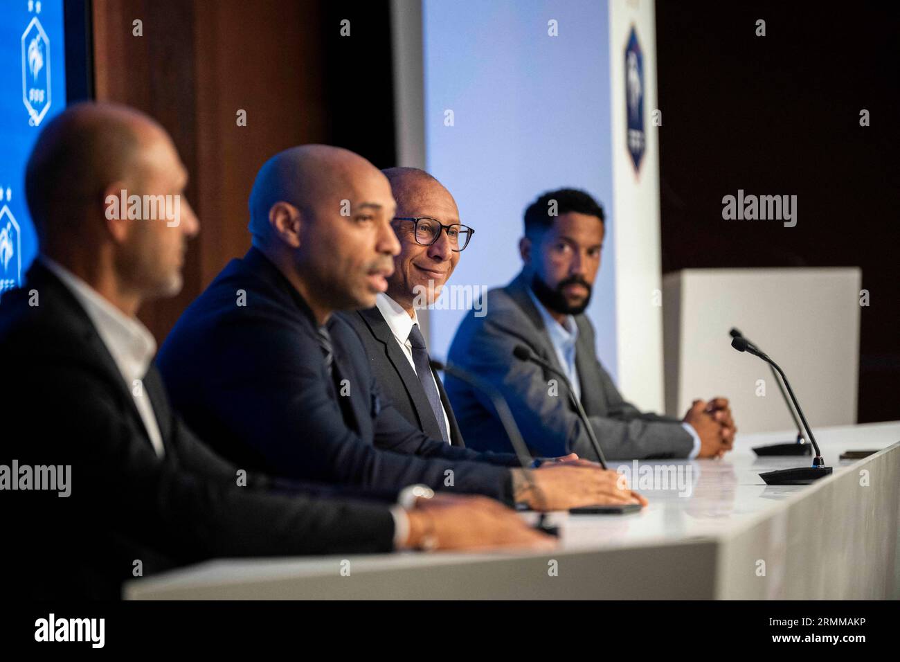 Paris, France. 29th Aug, 2023. Former French football player and newly ...
