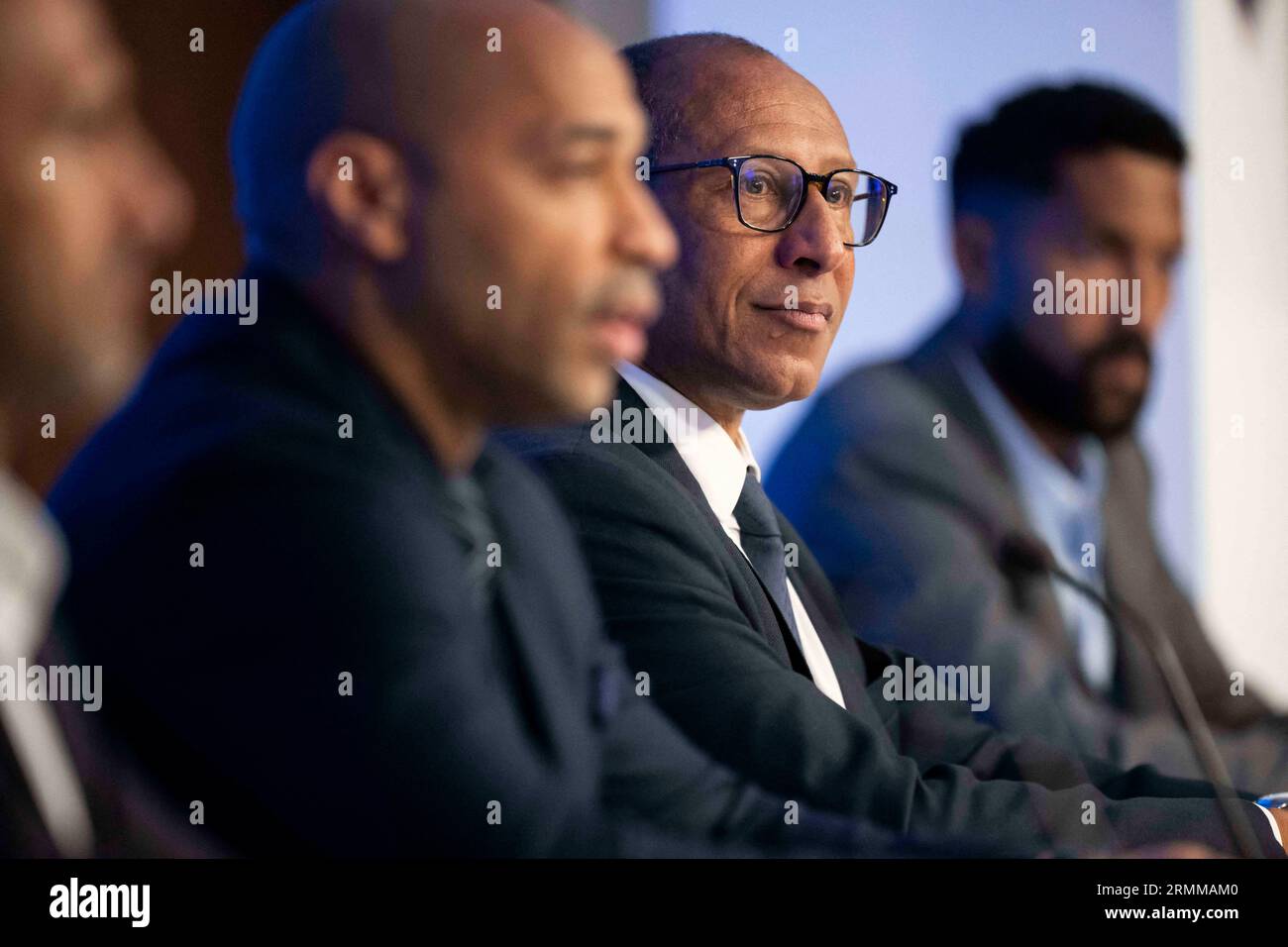 Paris, France. 29th Aug, 2023. Former French football player and newly ...