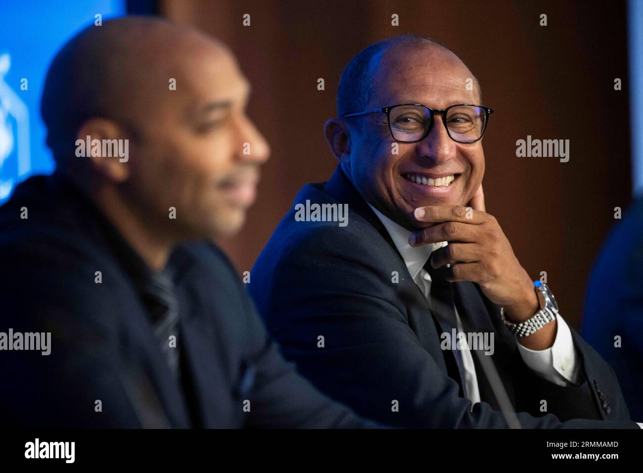 Paris, France. 29th Aug, 2023. Former French football player and newly ...