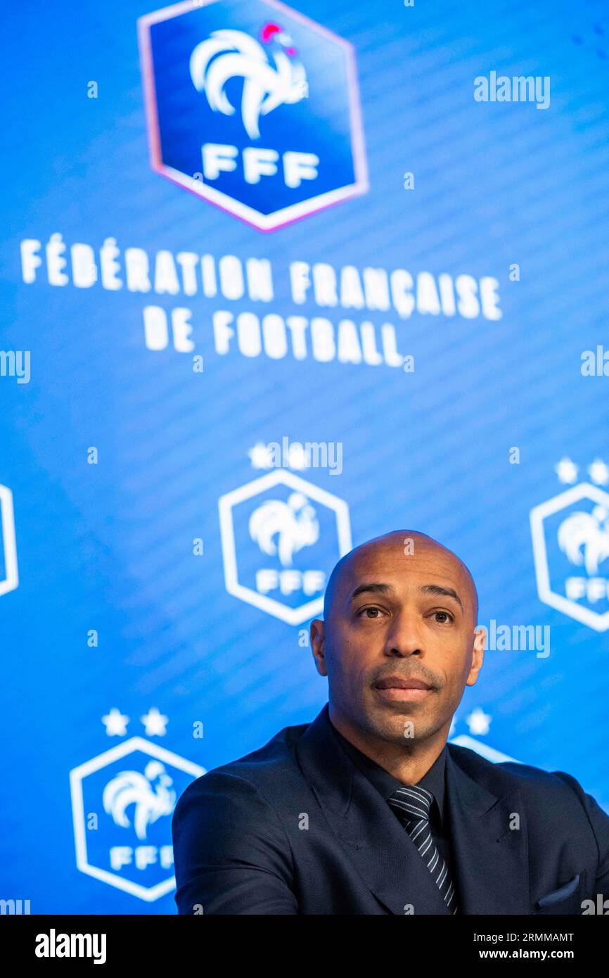 Paris, France. 29th Aug, 2023. Former French football player and newly ...