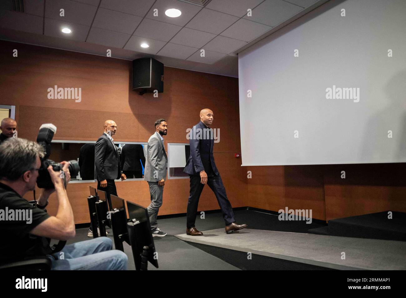 Paris, France. 29th Aug, 2023. Former French football player and newly ...