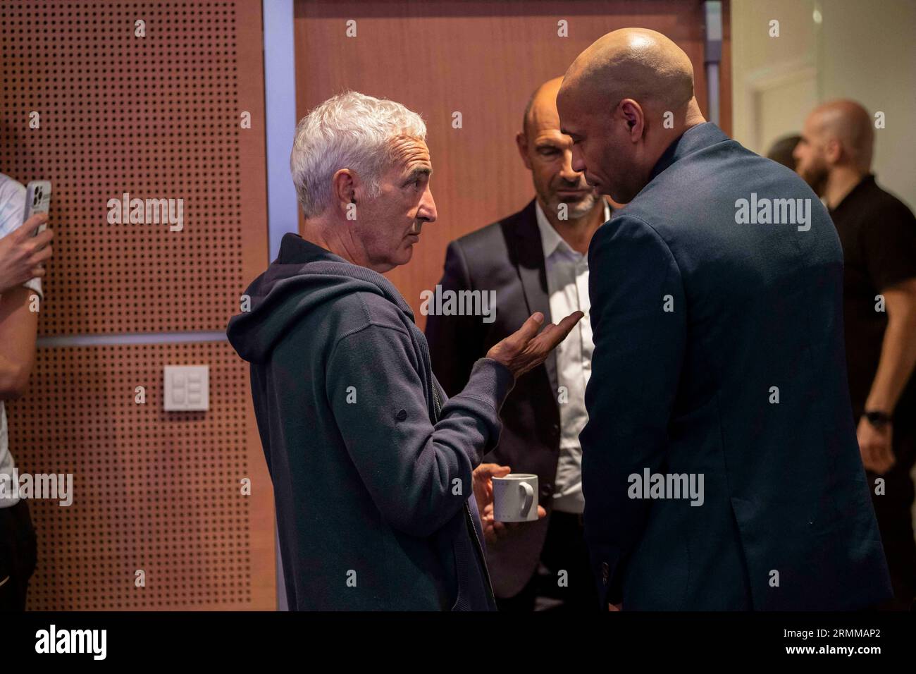 Paris, France. 29th Aug, 2023. Former French football player and newly ...