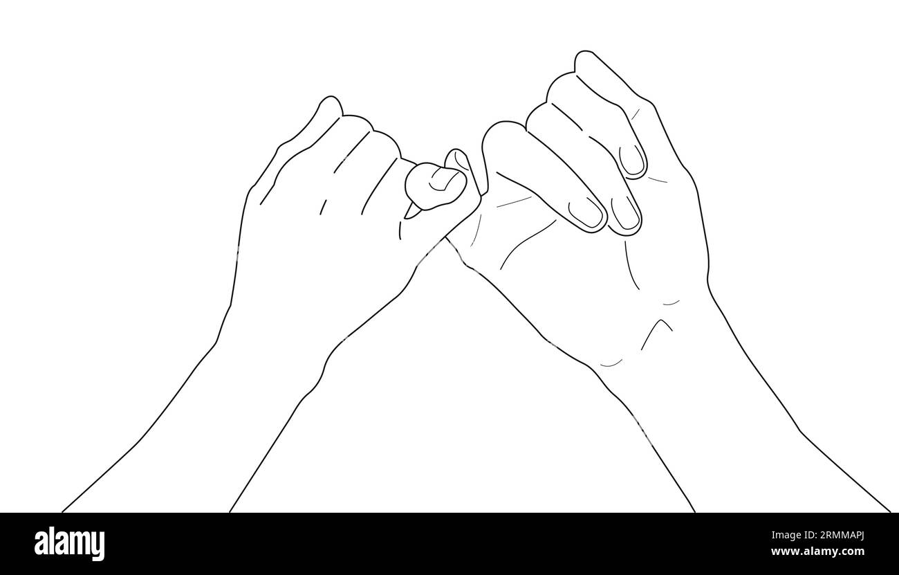 The concept of love and teamwork. Two hands hold each other. Symbol of ...