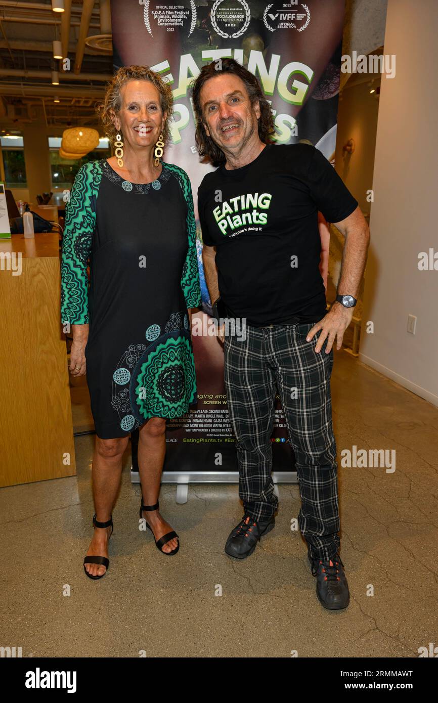 Los Angeles, USA. 28th Aug, 2023. Series Creators Kate Clere and Mick ...