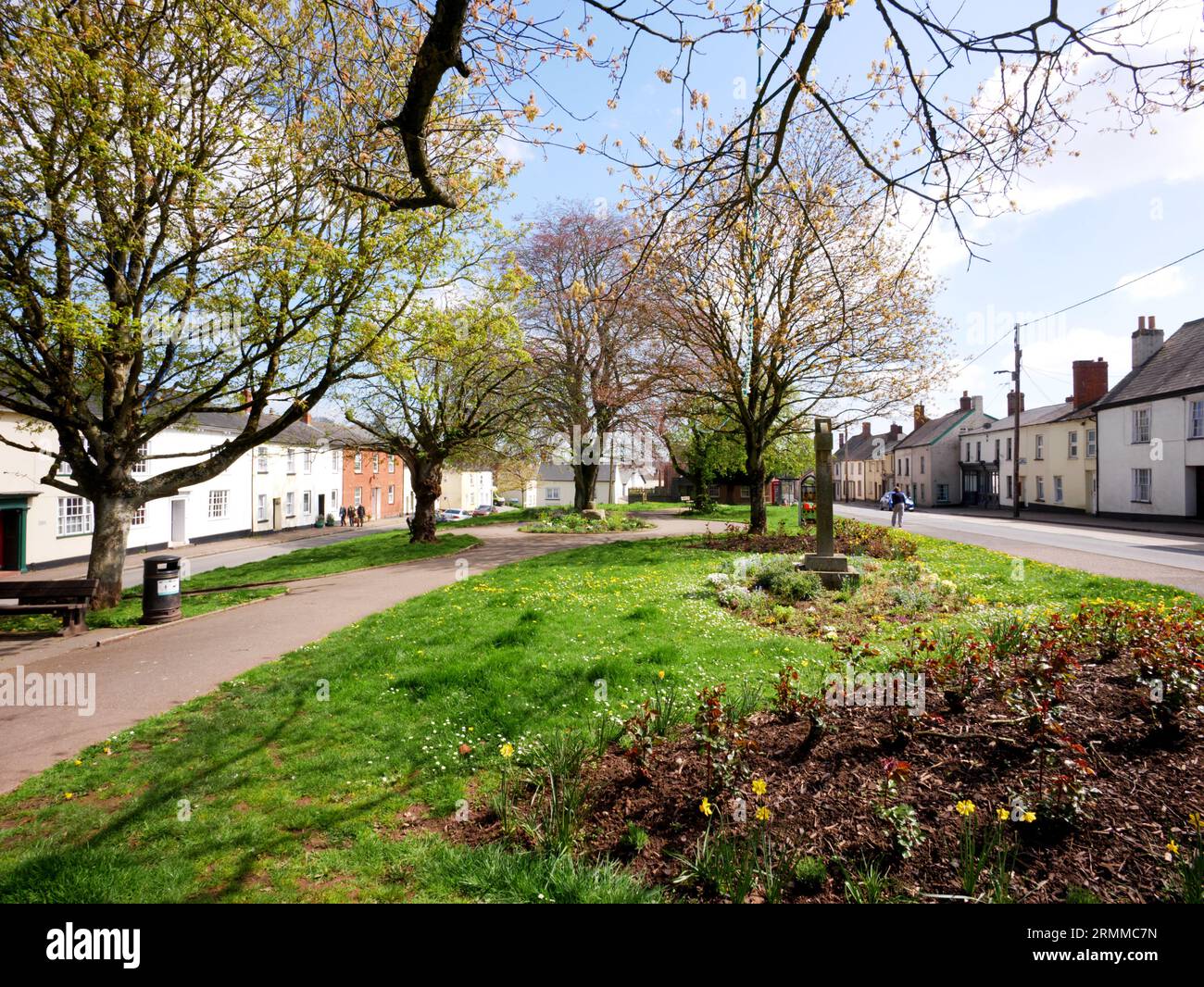 St Lawrence Green, Crediton Stock Photo - Alamy