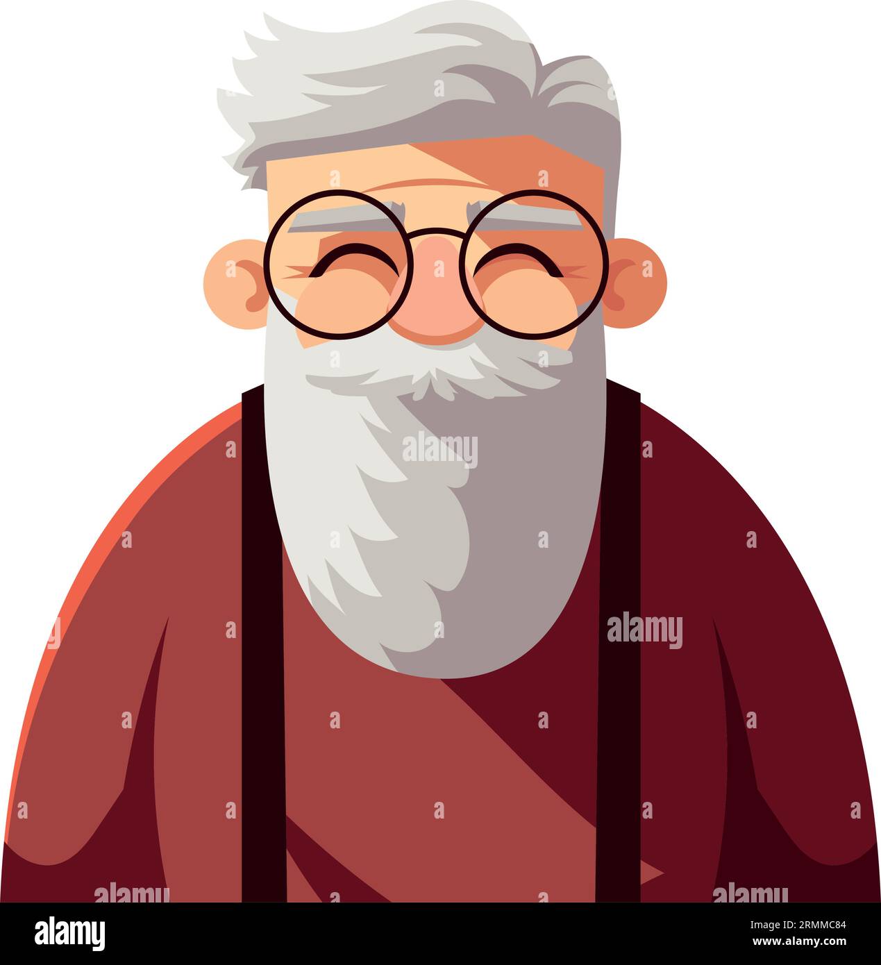 grandparents day grandpa with beard Stock Vector Image & Art - Alamy