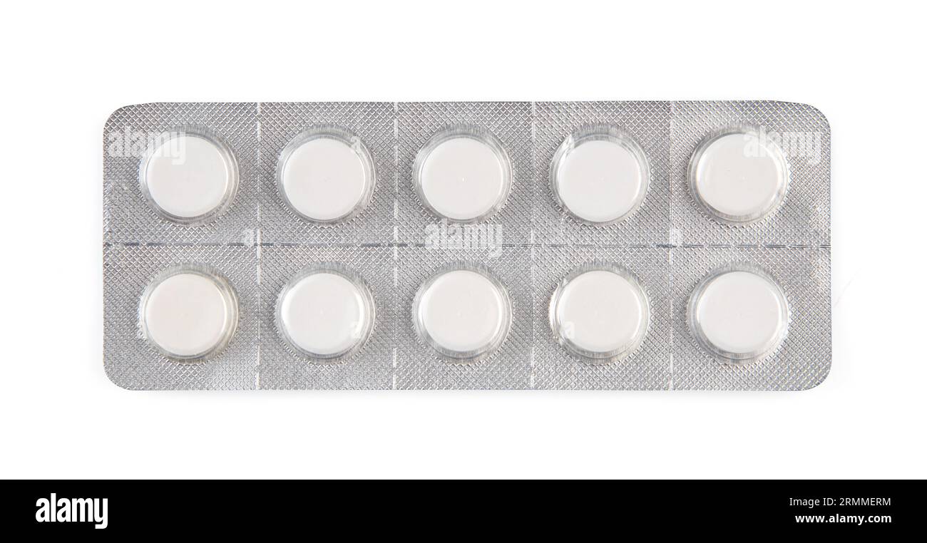 Pharmaceutical blister packaging Cut Out Stock Images & Pictures - Alamy