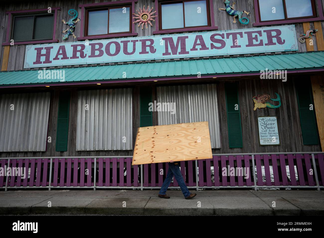 Adam Henderson, owner of Harbour Master Suites, prepares his business ...