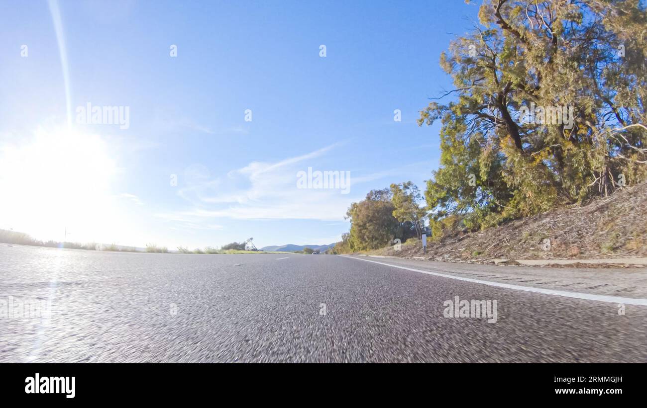 Daytime Journey on HWY 101 Near California Coast Stock Photo - Alamy