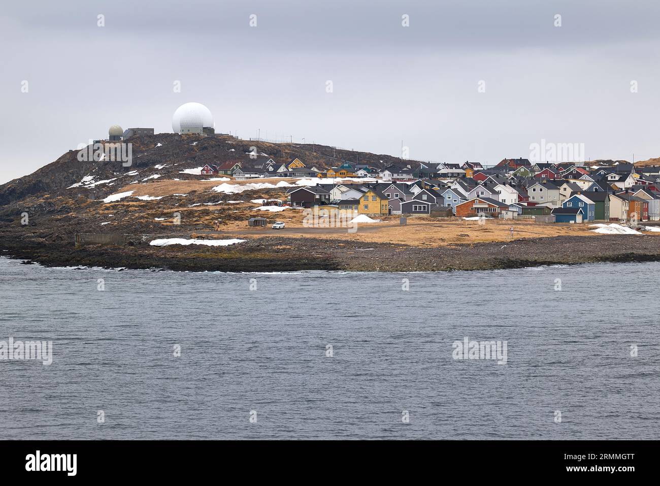 The Globus III, Left & The Globus II, Right, Radar Domes, Operated By ...
