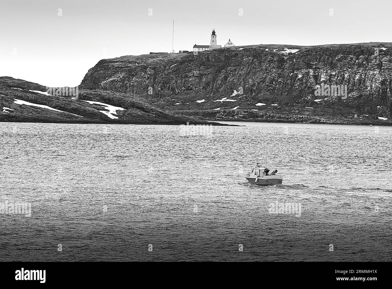 Black and white photo of vardo fyr hi-res stock photography and images ...