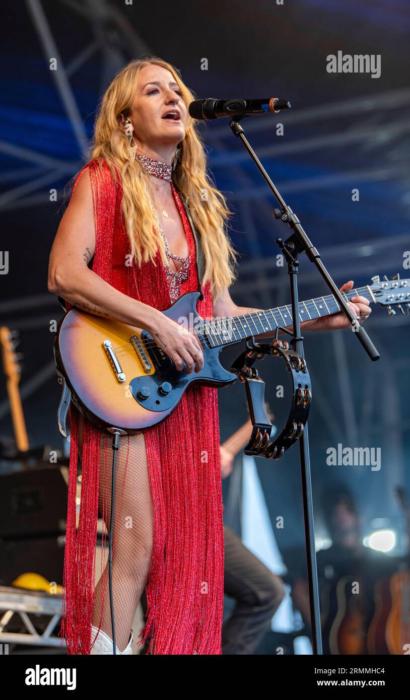Margo Price at the Long road festival 23 Stock Photo - Alamy