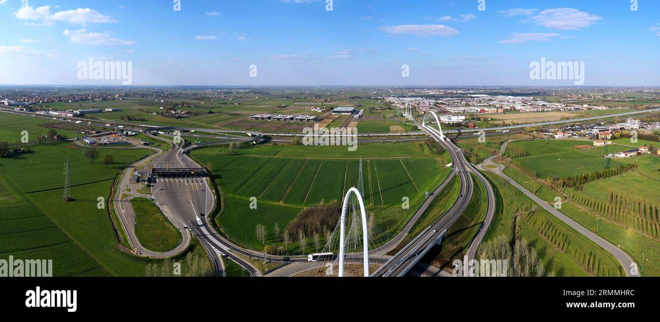 Aerial zenithal view roundabout hi-res stock photography and images - Alamy
