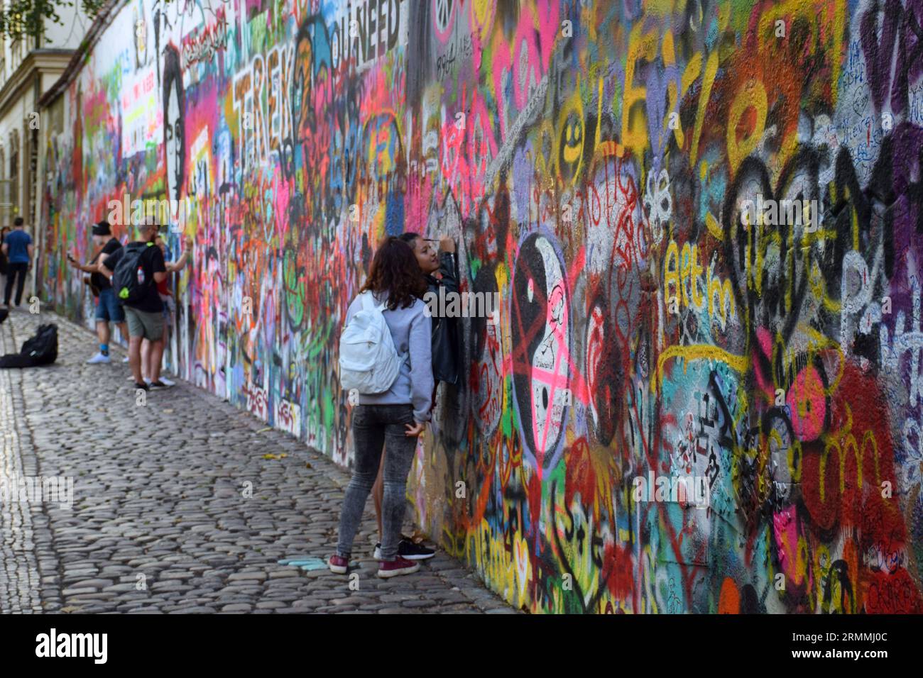 The 'Lennon Wall 'or 'John Lennon Wall' is a wall in Prague, Czech ...