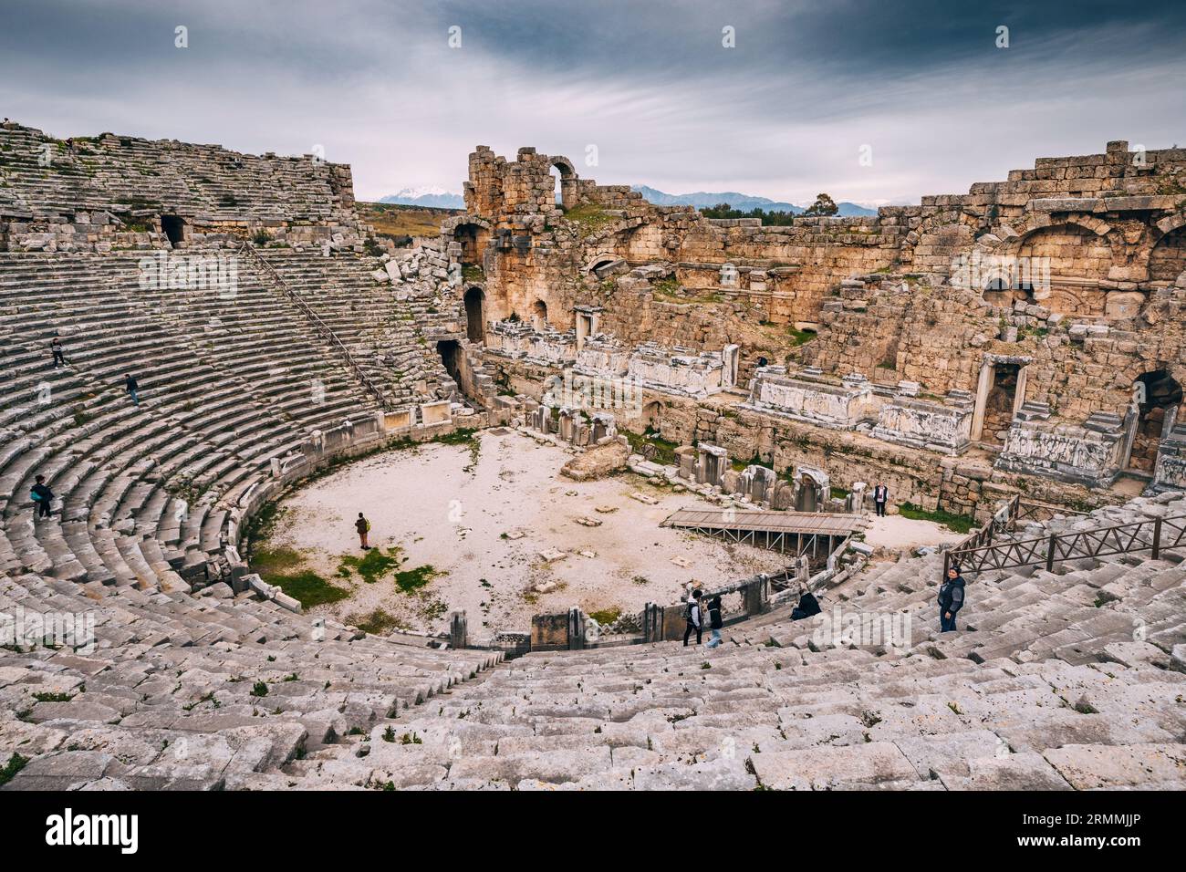 4 february 2023, Perge, Turkey: Antalya's historic charm comes alive in ...