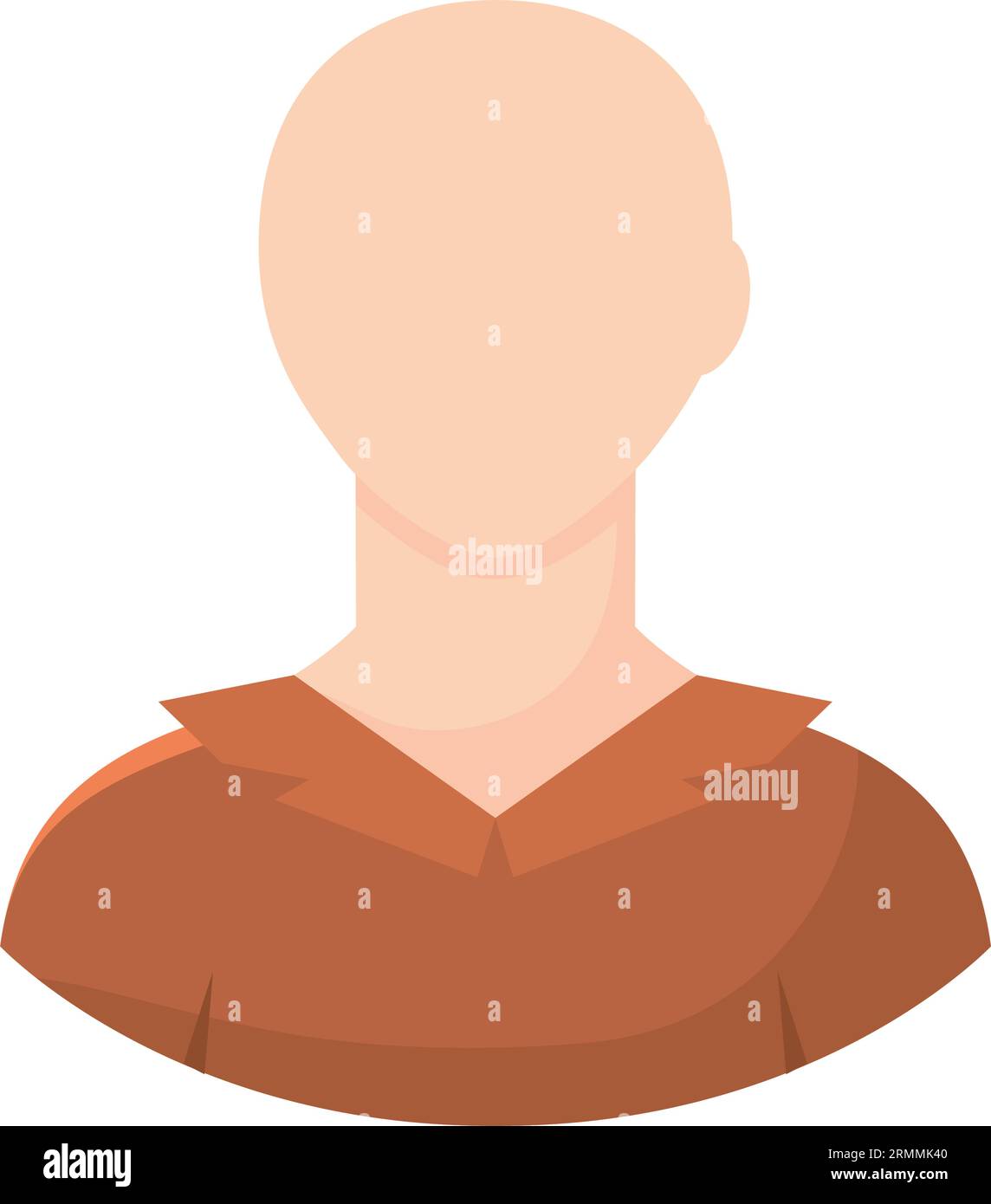 Isolated colored faceless avatar character Vector Stock Vector Image ...