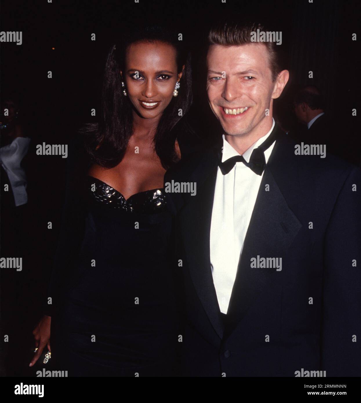 David bowie iman 1990 hi-res stock photography and images - Alamy