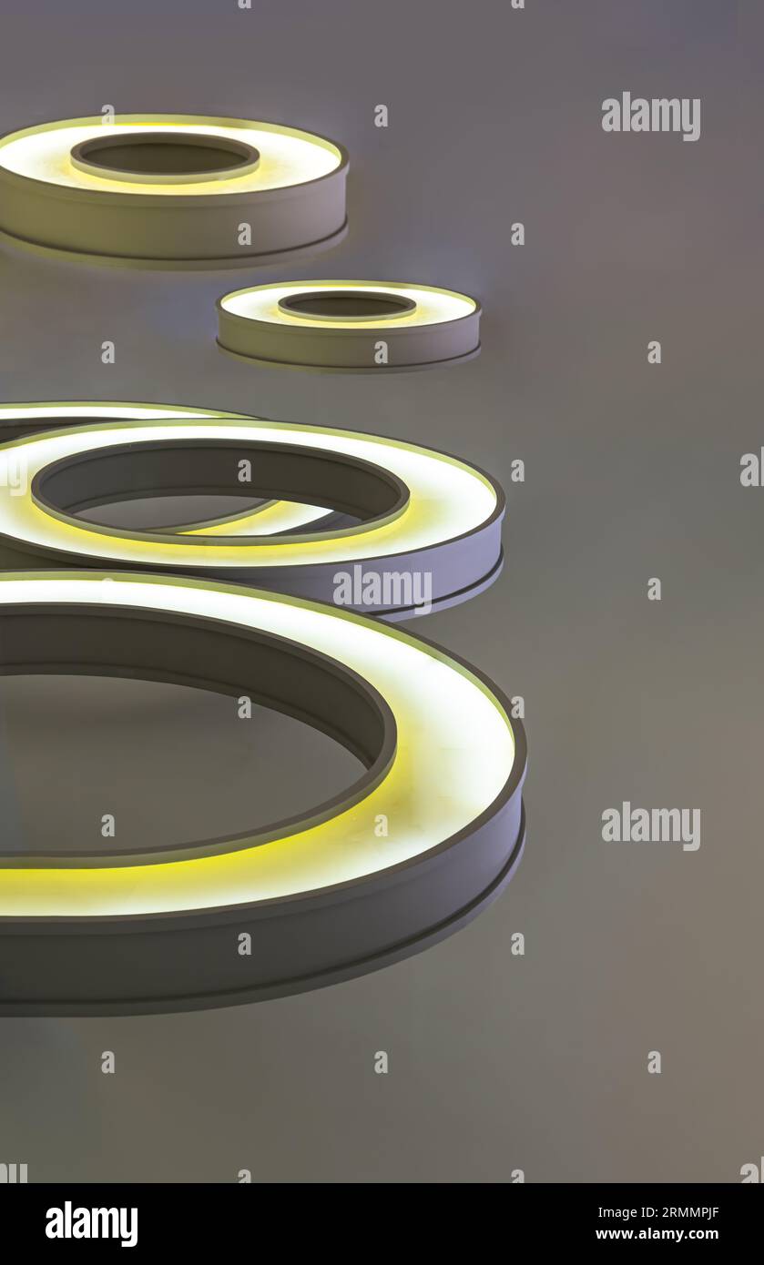 Neon light fixtures hi-res stock photography and images - Alamy