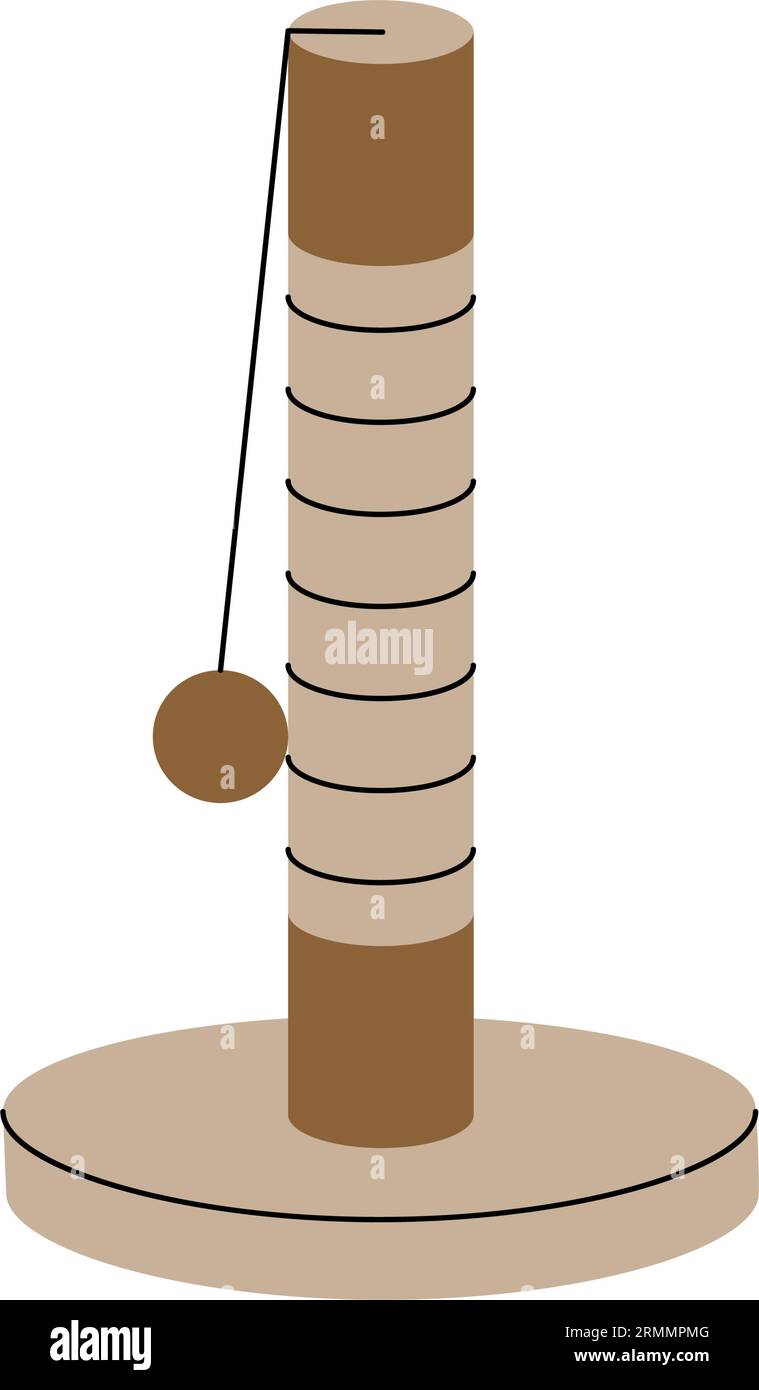 Cat tower, cat scratch post. Animals accessories, pet toy supplies ...