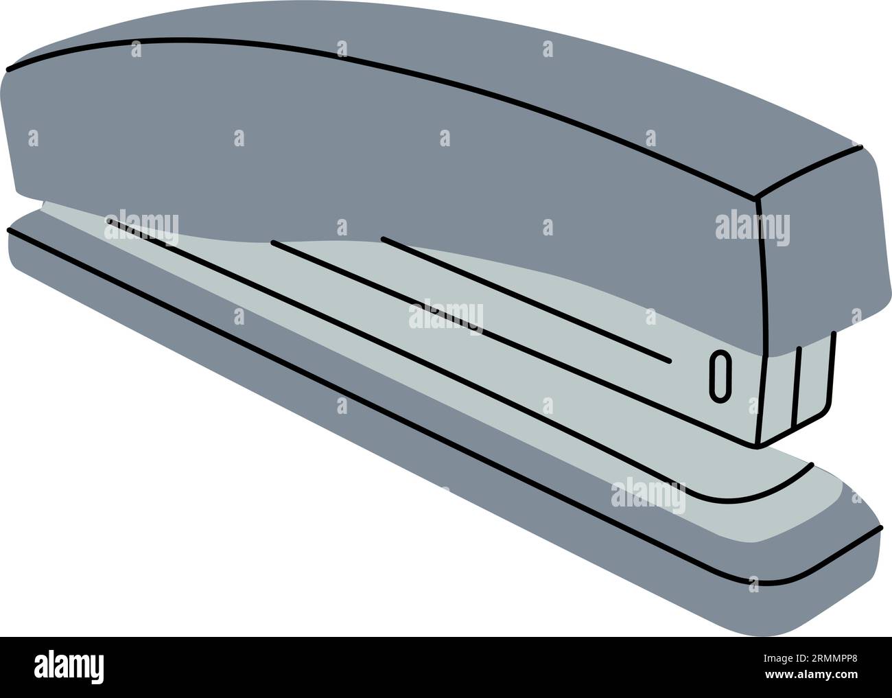Office stapler, school supplies. Back to school. Vector illustration ...