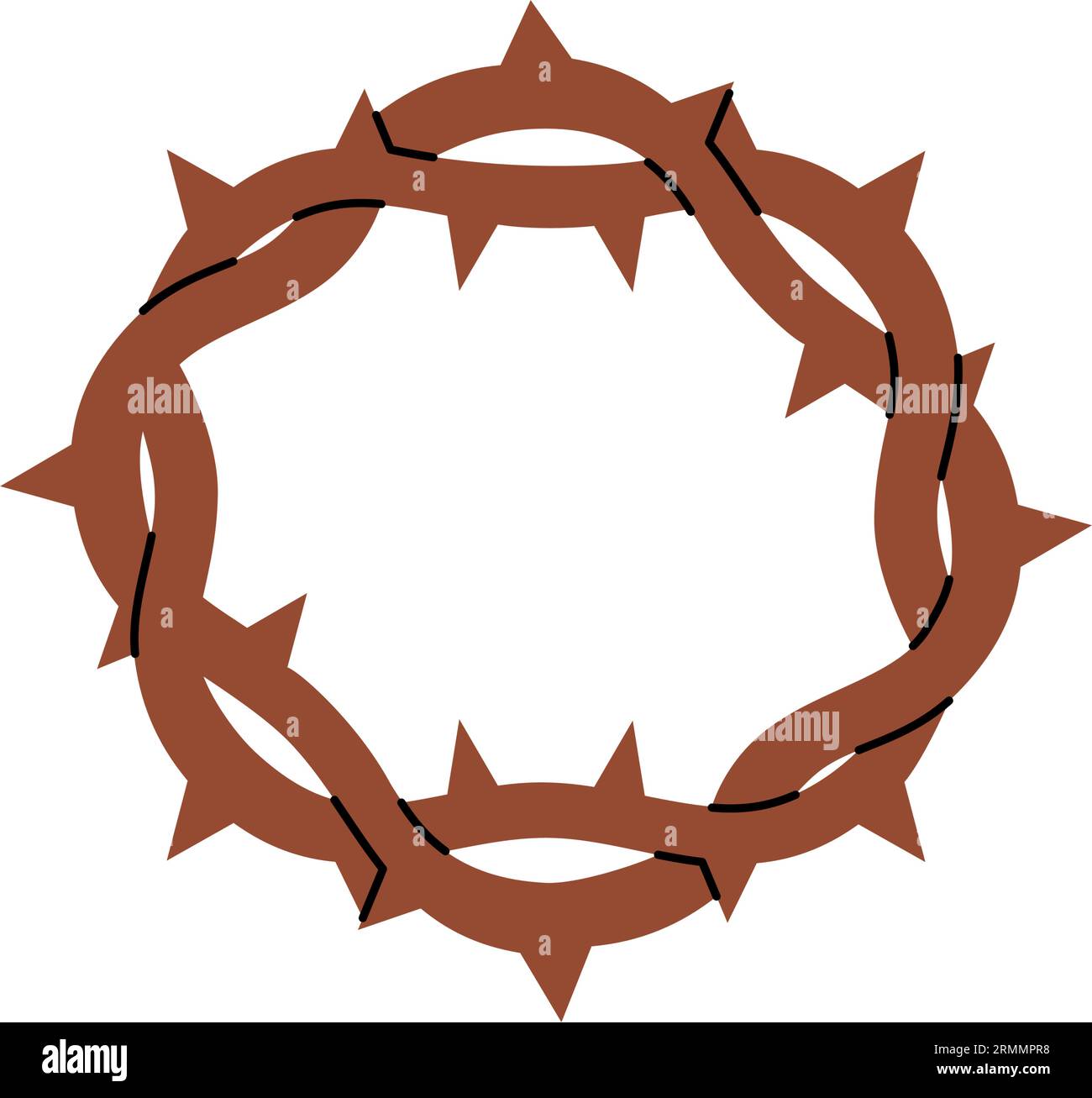 Crown of thorns. Vector illustration Stock Vector Image & Art - Alamy