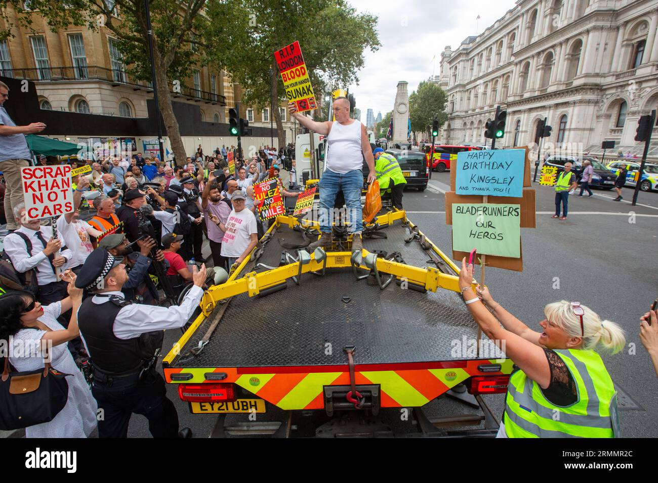 London, England, UK. 29th Aug, 2023. Activists protest Ultra Low ...