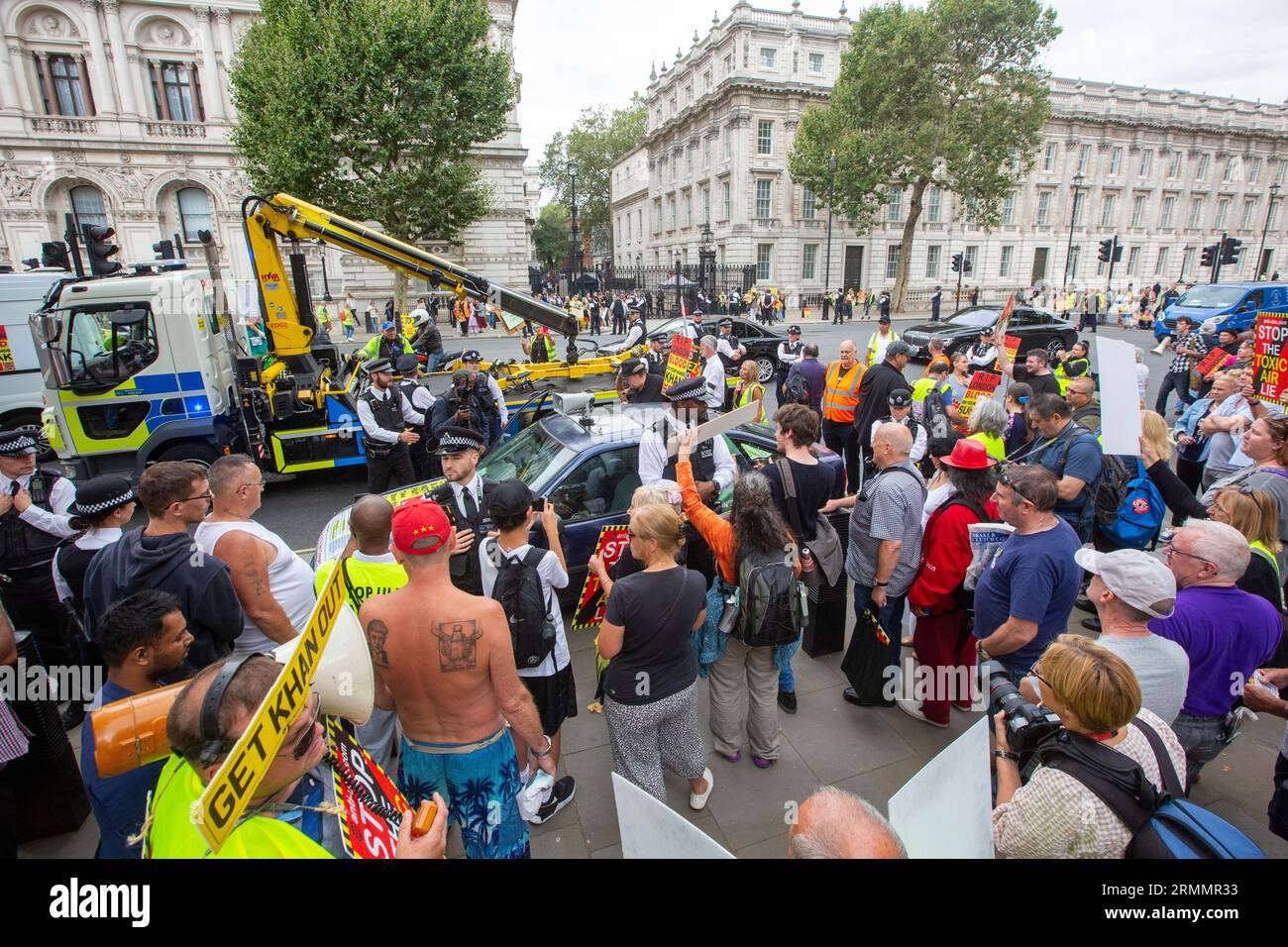 London, England, UK. 29th Aug, 2023. Activists protest Ultra Low ...