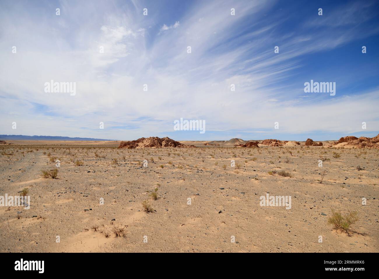 The rock formations in Nemegt canyon, Umnugobi, Mongolia Stock Photo ...