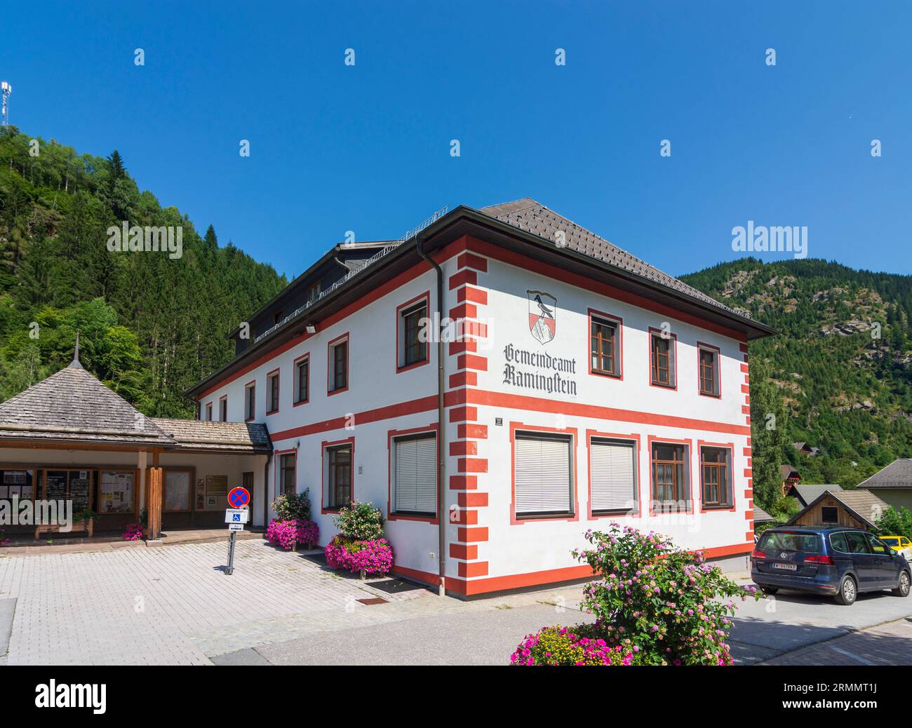 Town hall ramingstein in lungau hi-res stock photography and images - Alamy
