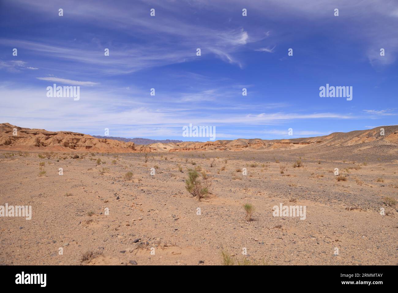 The rock formations in Nemegt canyon, Umnugobi, Mongolia Stock Photo ...