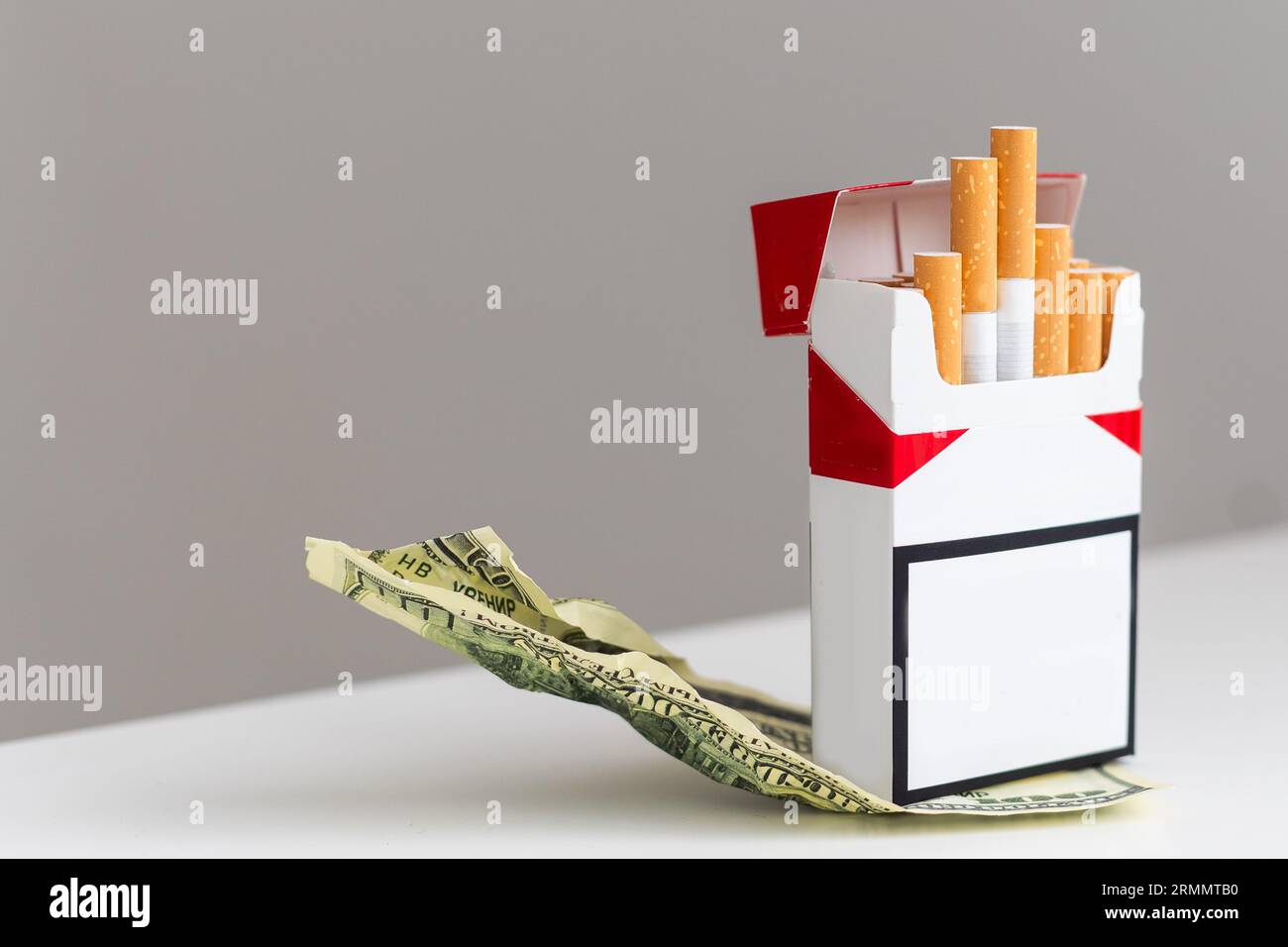 Cigarette in pack is addictive to be cancer.smoking reduction campaign ...