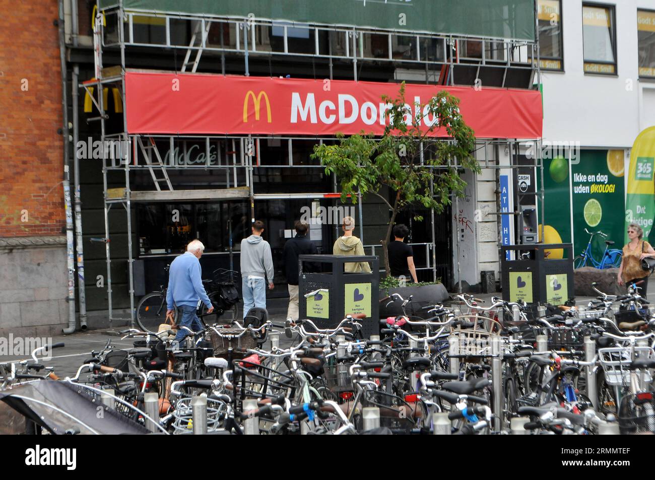 29 August 2023/. McDonalds fast food chain restaurant on norreport ...