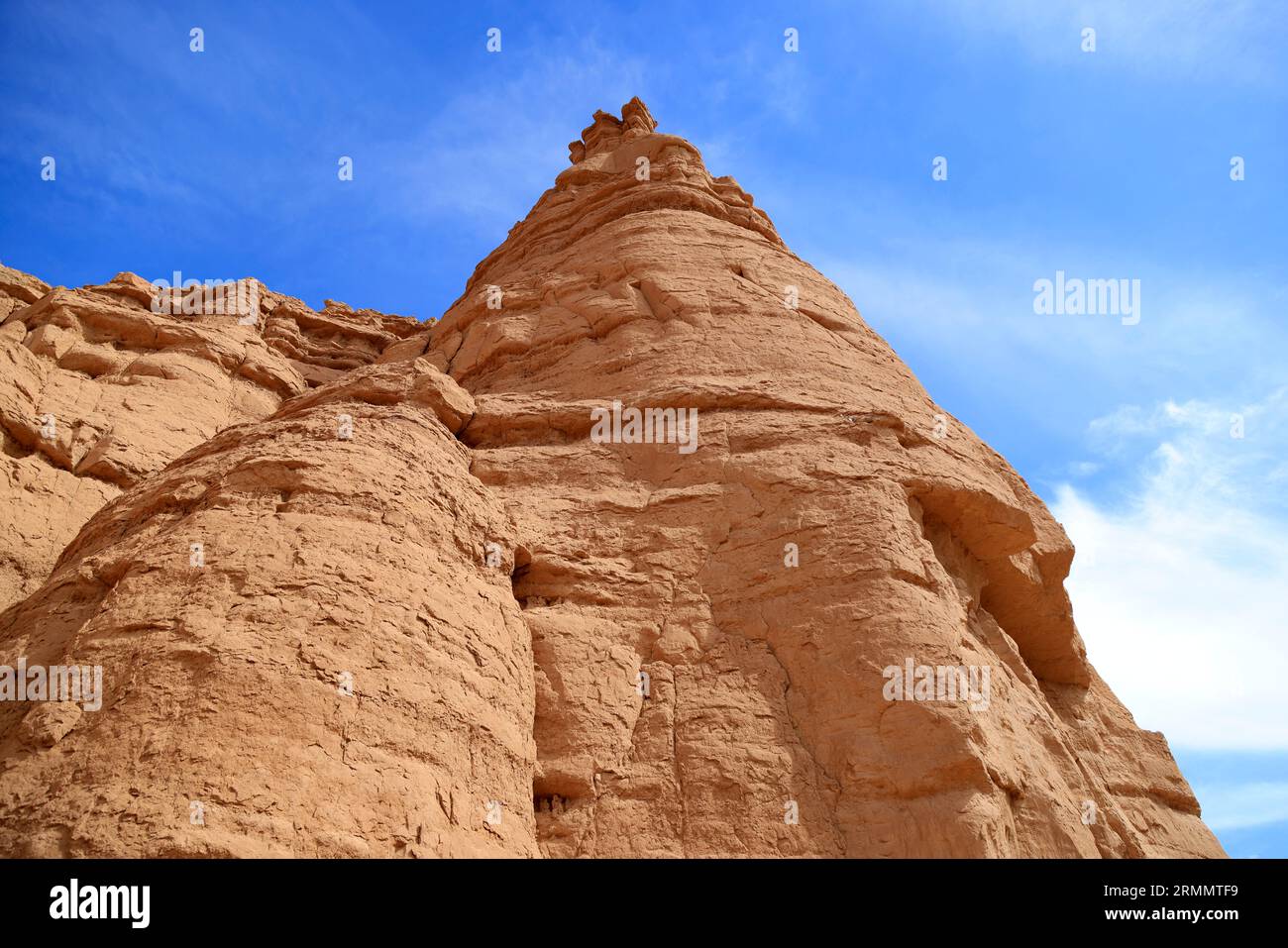The rock formations in Nemegt canyon, Umnugobi, Mongolia Stock Photo ...