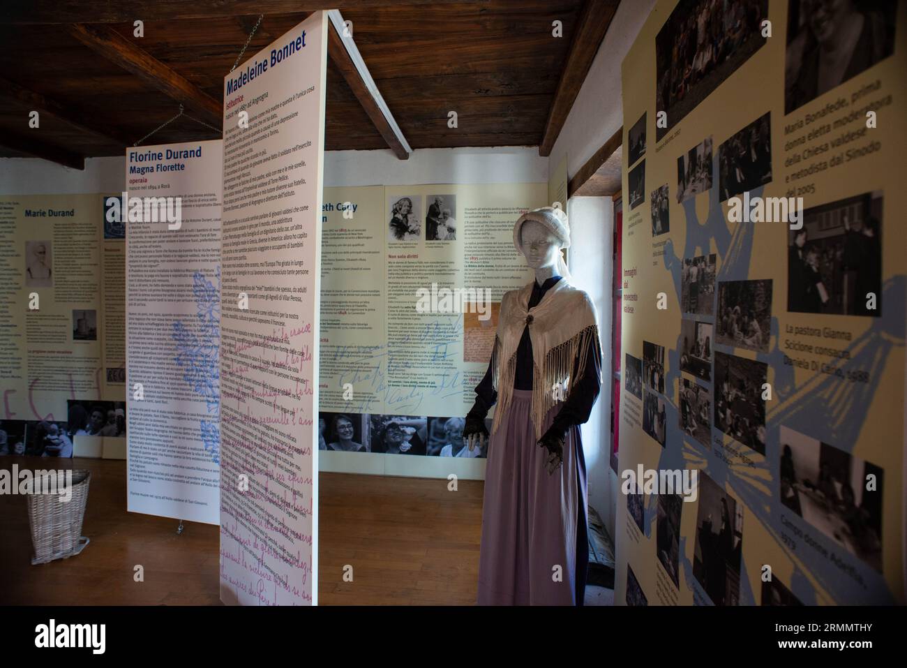 Angrogna (To) Italy 22/08/2023: Museum of Waldensian Women is a ...