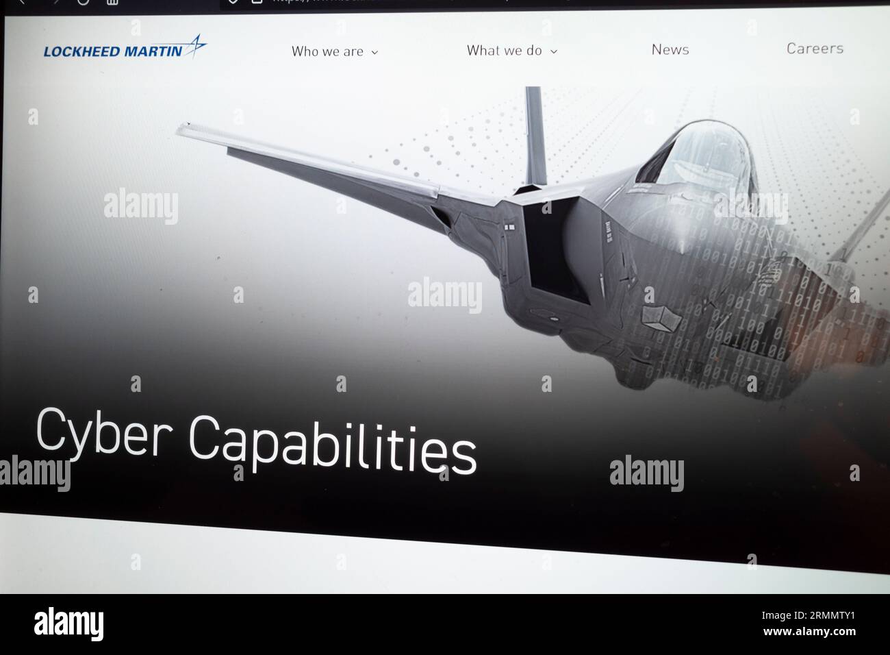 New York, New York, USA. 29th Aug, 2023. Lockheed Martin's website on ...