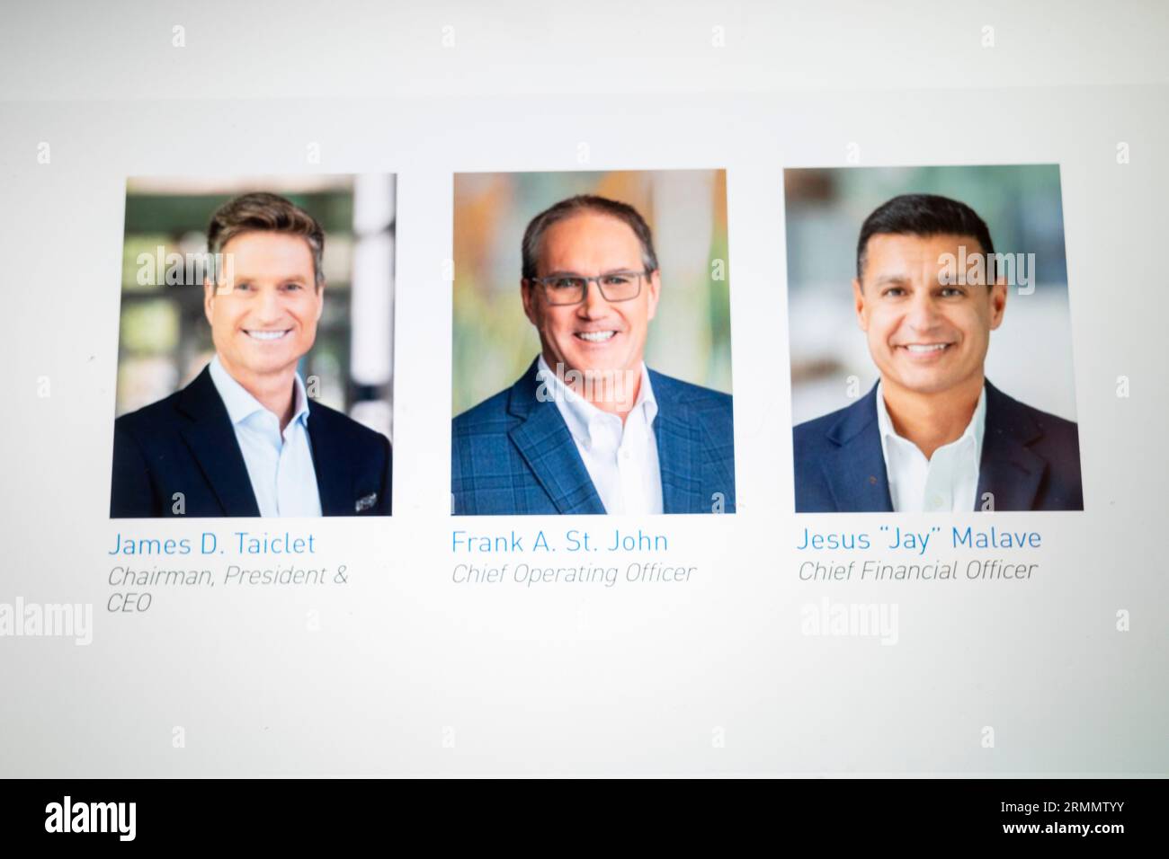 New York, New York, USA. 29th Aug, 2023. Lockheed Martin's website on ...