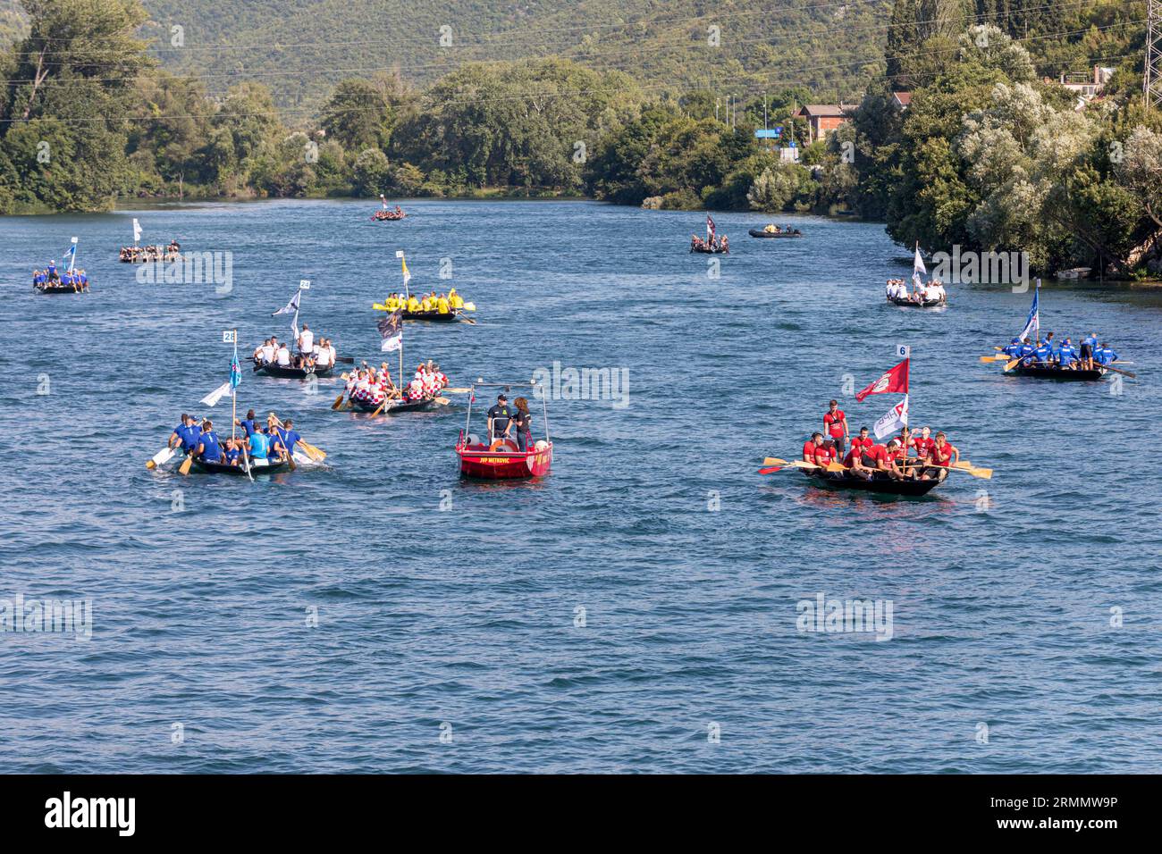 Metkovic, Neretva race, "Ladja competitions Stock Photo - Alamy