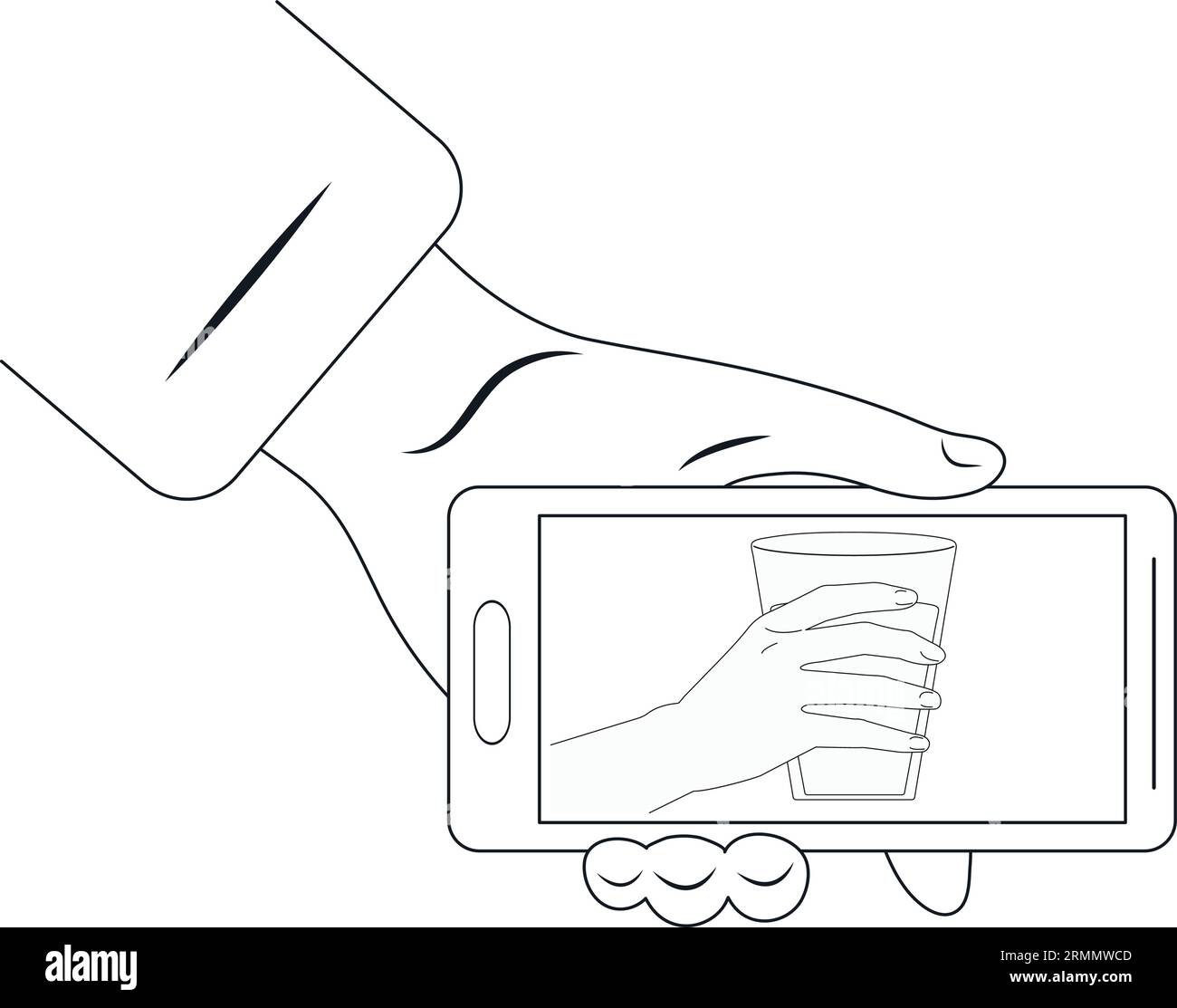 The concept of love and teamwork. Two hands hold each other. Symbol of ...